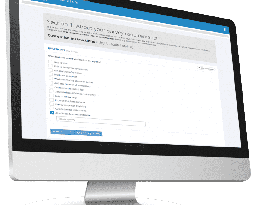 Design Surveys | Spark Chart Provides the Survey Software