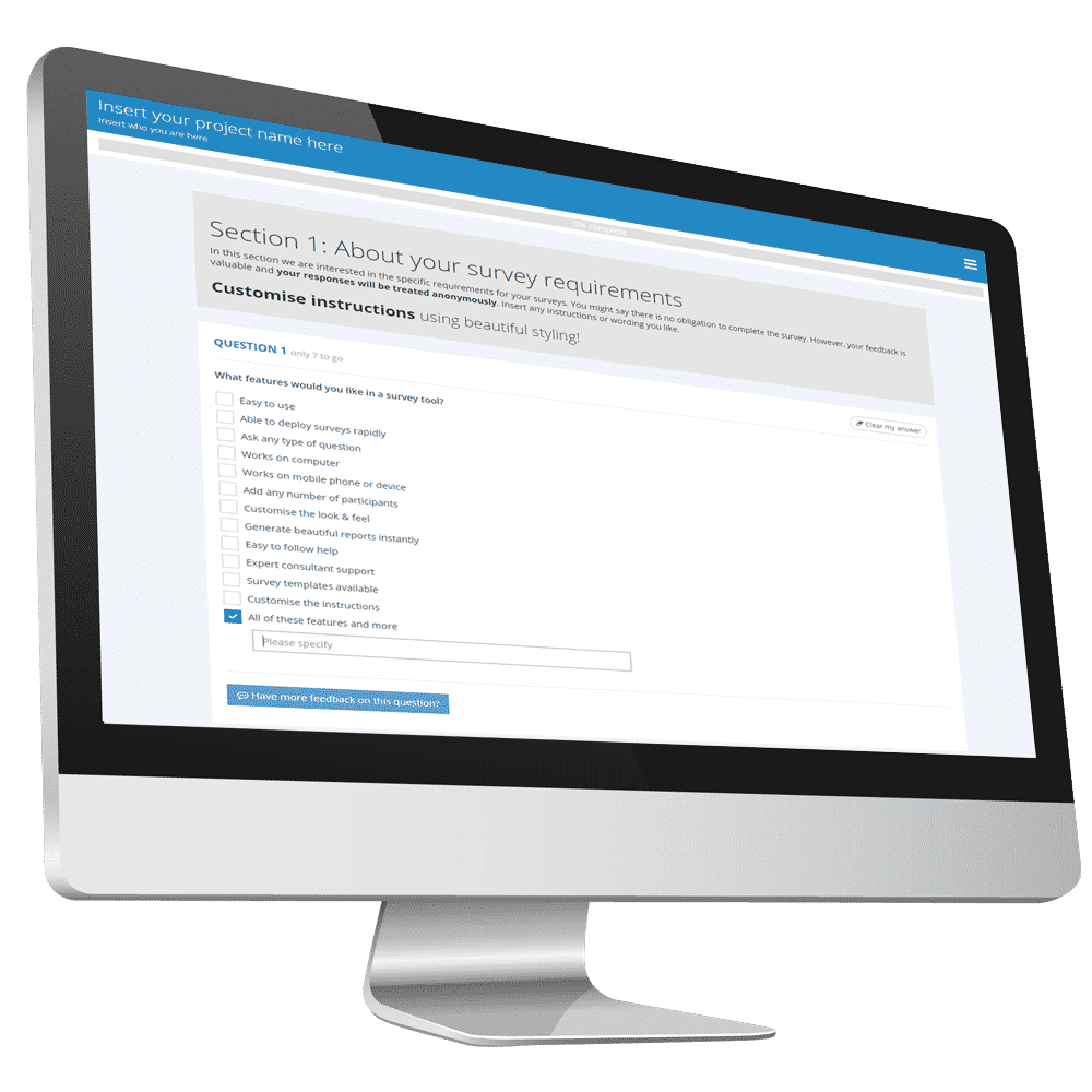 Design Surveys | Spark Chart Provides the Survey Software