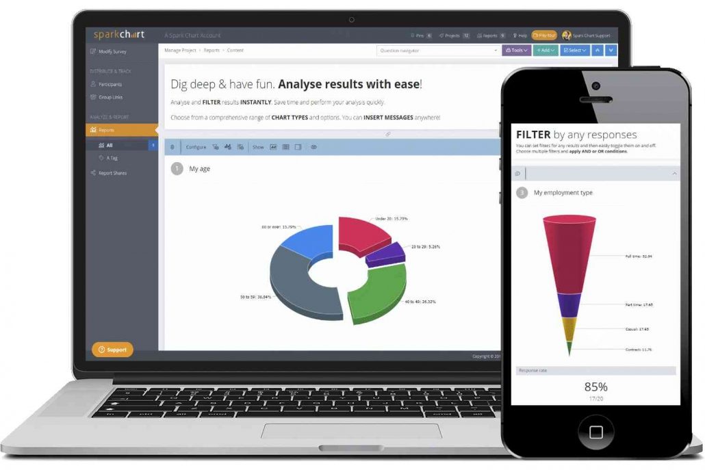 The Most Powerful Survey Tool and Software | Spark Chart